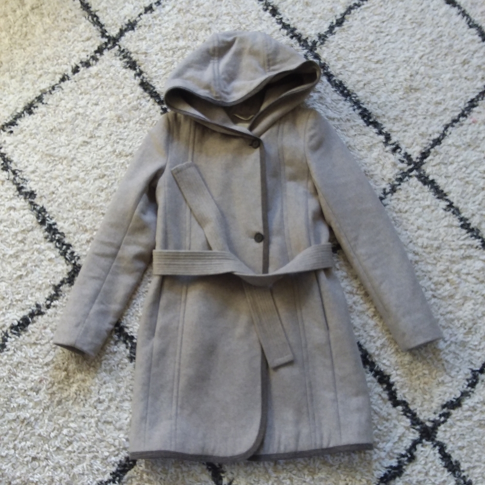 Aritzia Wilfred Borda Belted Wool Coat - Gem